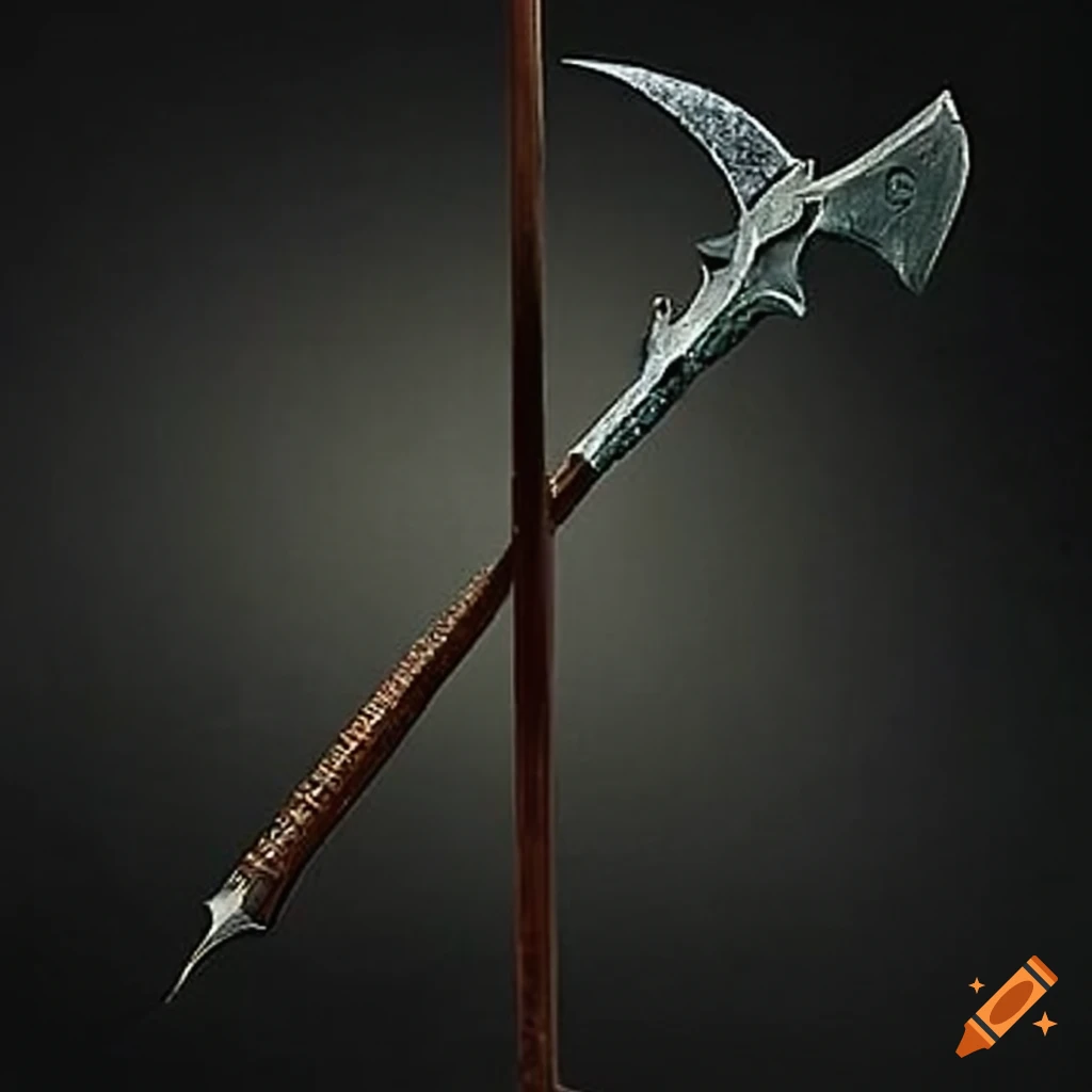 Perfect master halberd on Craiyon