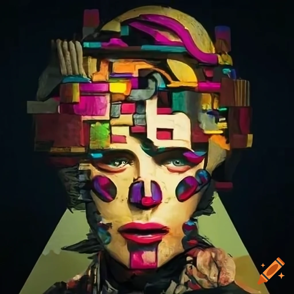 Neo-dada art style representation on Craiyon