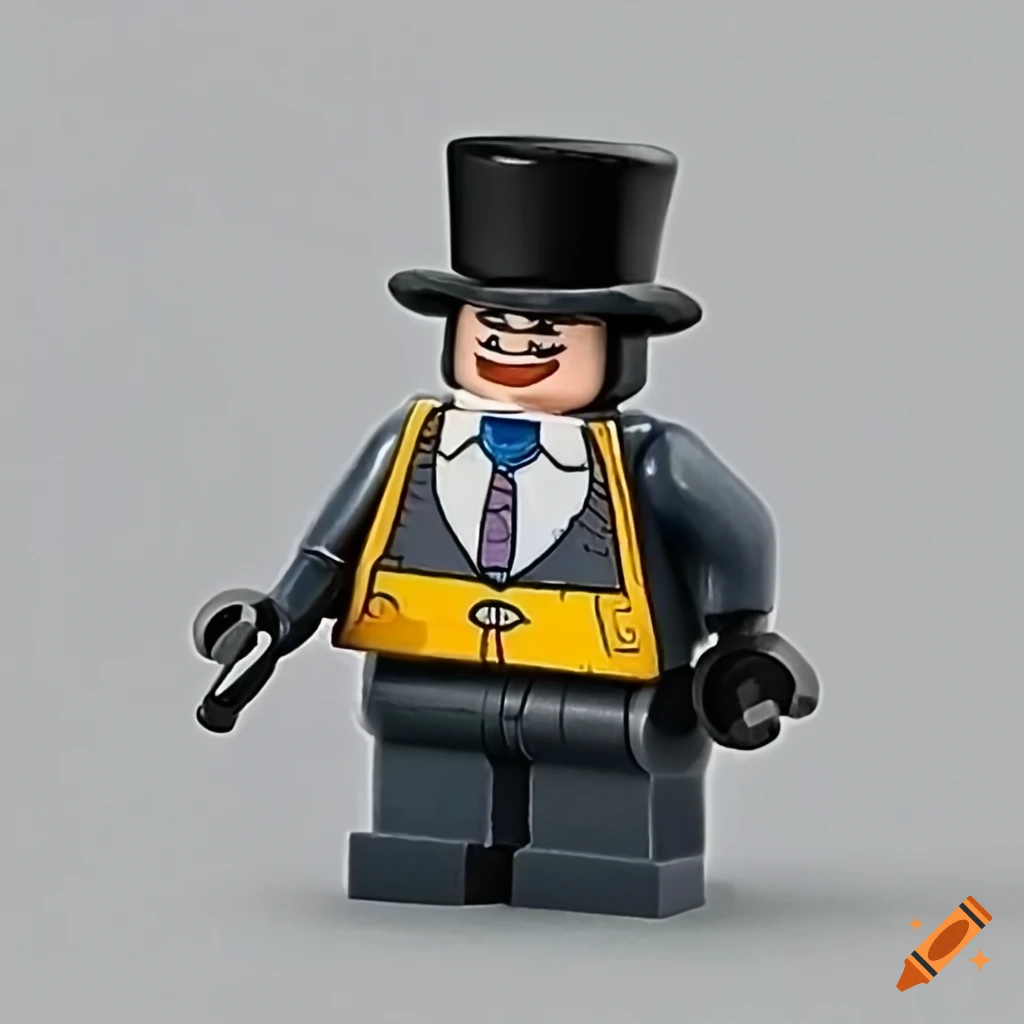 Lego DC Batman Penguin minifigure on Craiyon