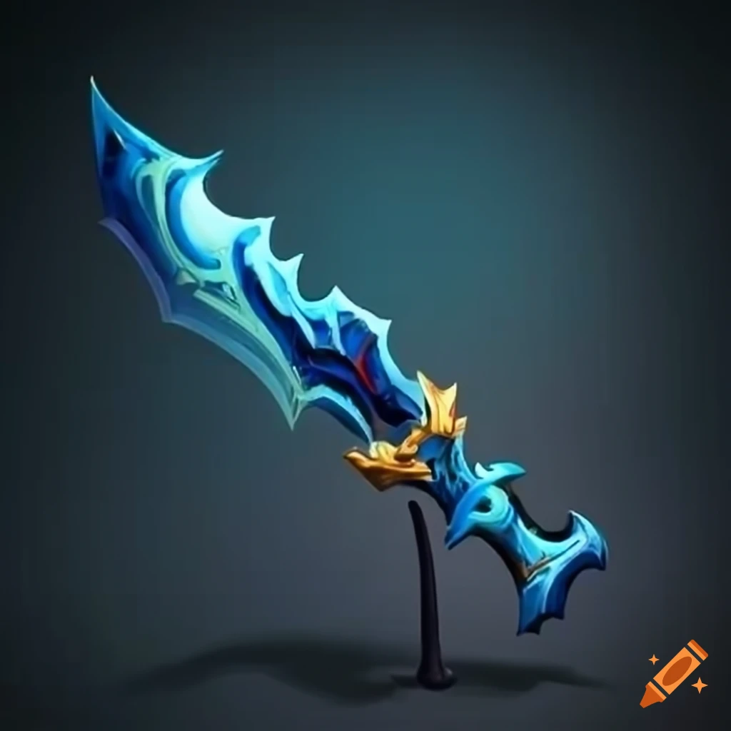 Mythic wave sword on Craiyon