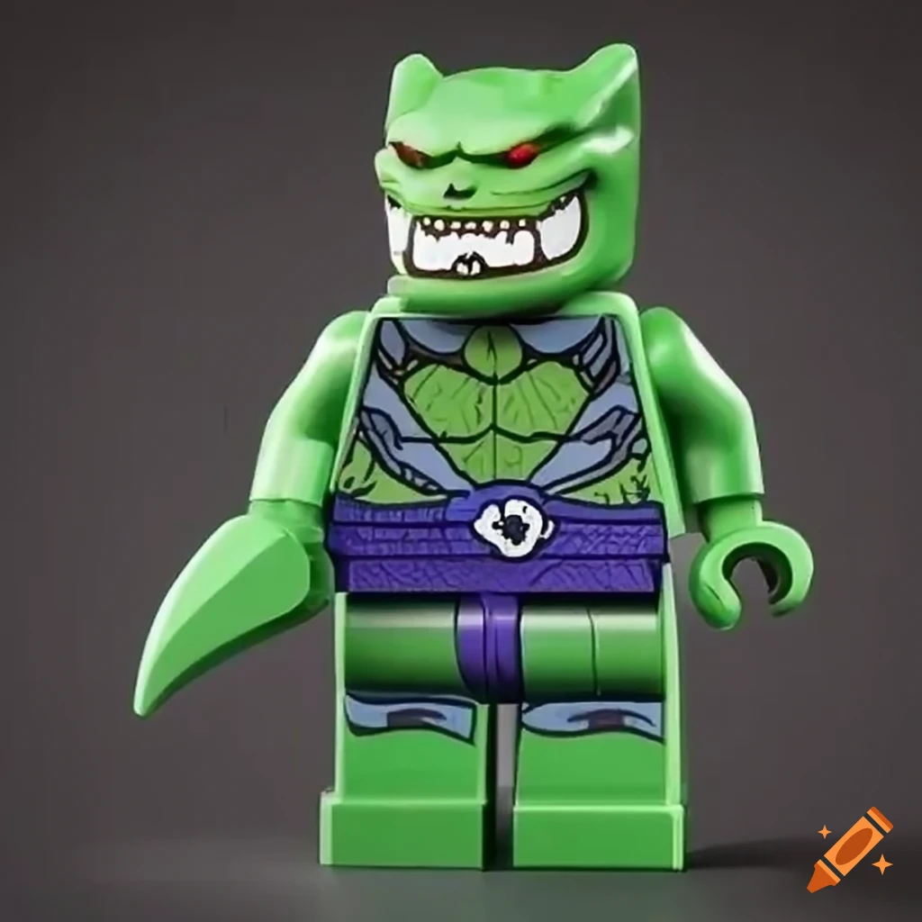 Lego dc batman killer croc minifigure on Craiyon
