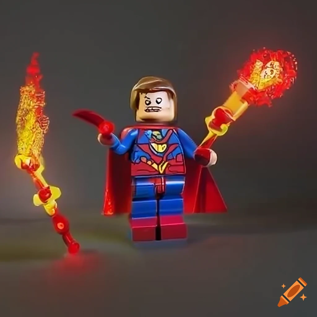 Lego superhero on Craiyon