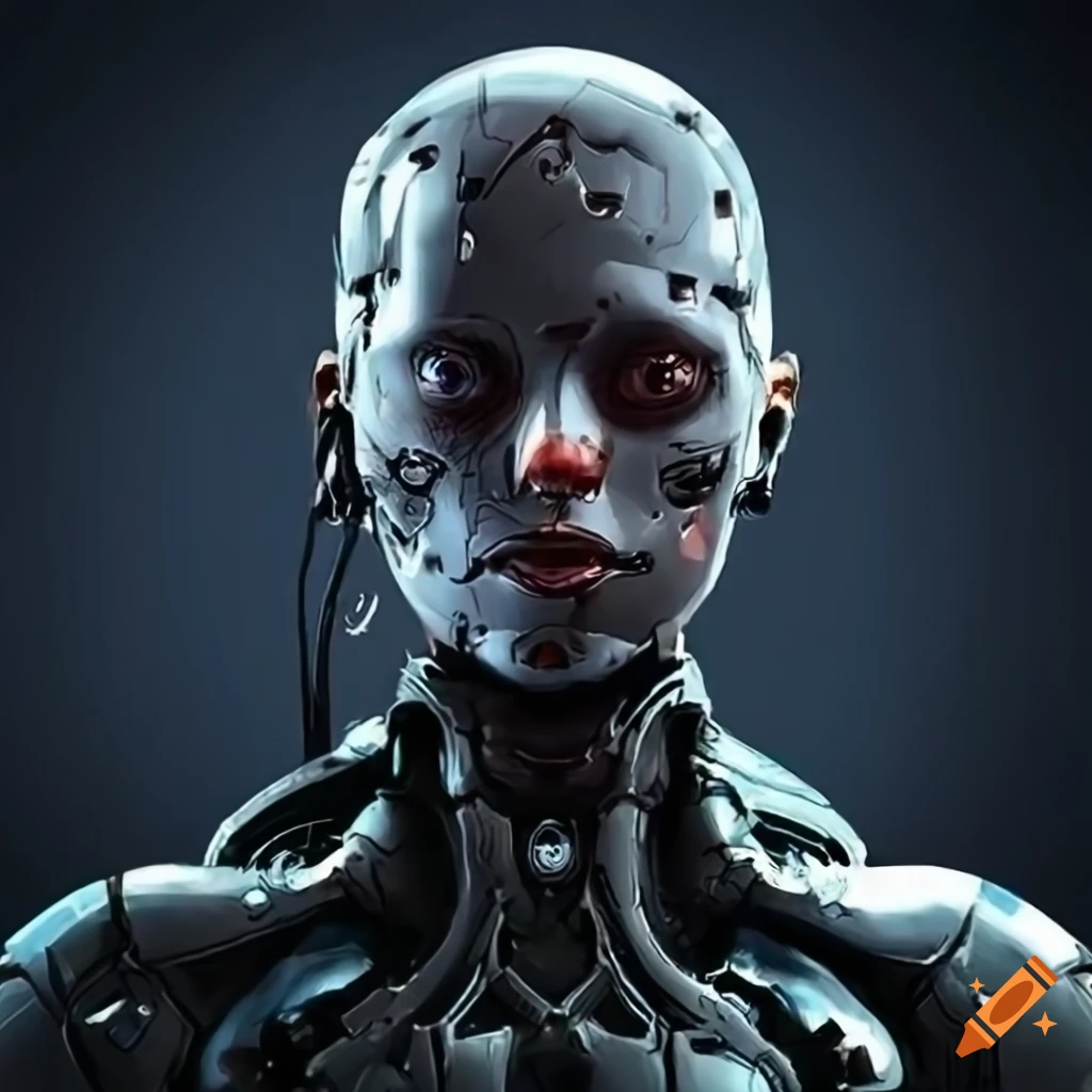 Cyborg futuristic concept on Craiyon