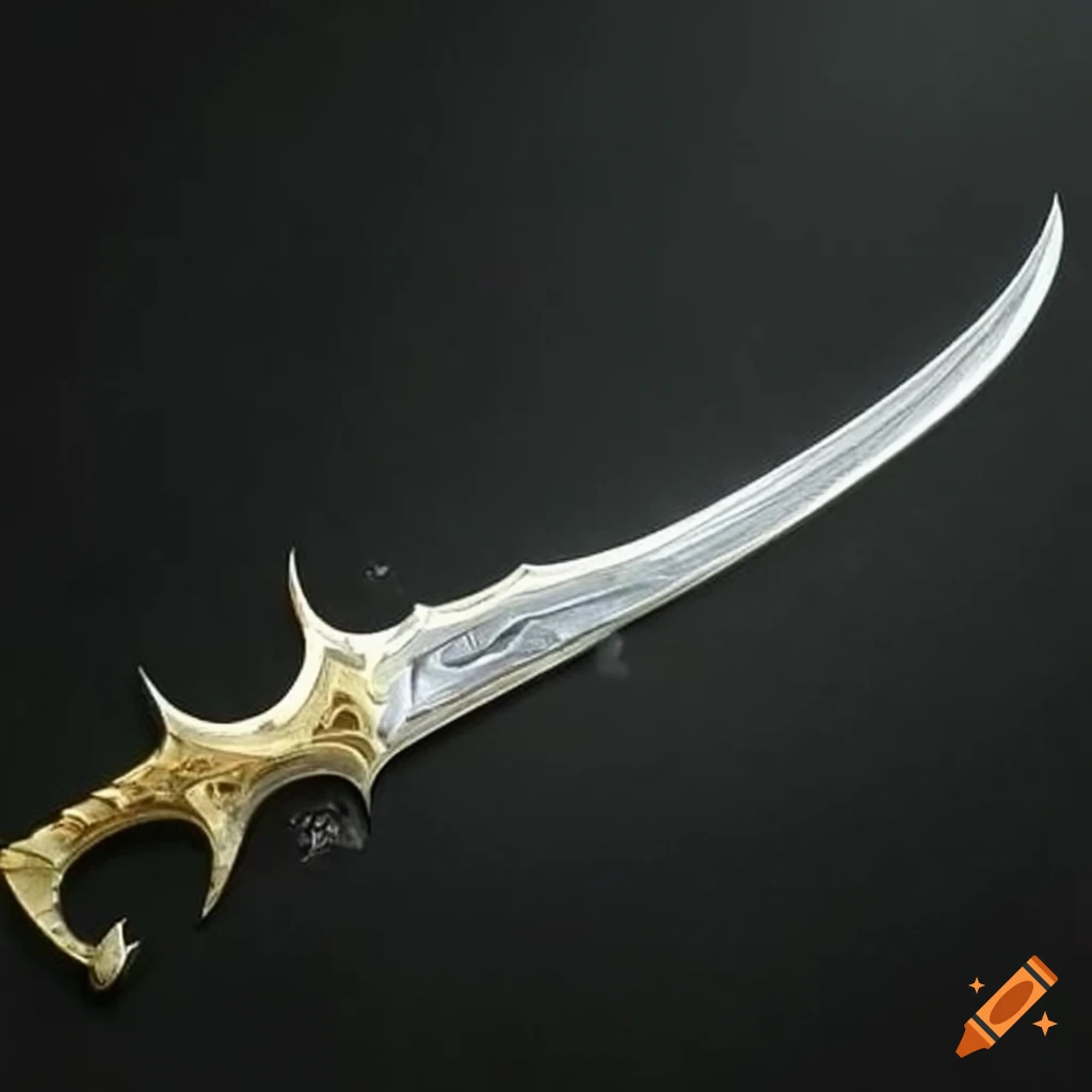 Mythic fantasy master scimitar on Craiyon