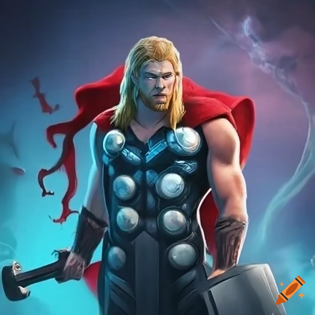 Thor from norse mythology on Craiyon