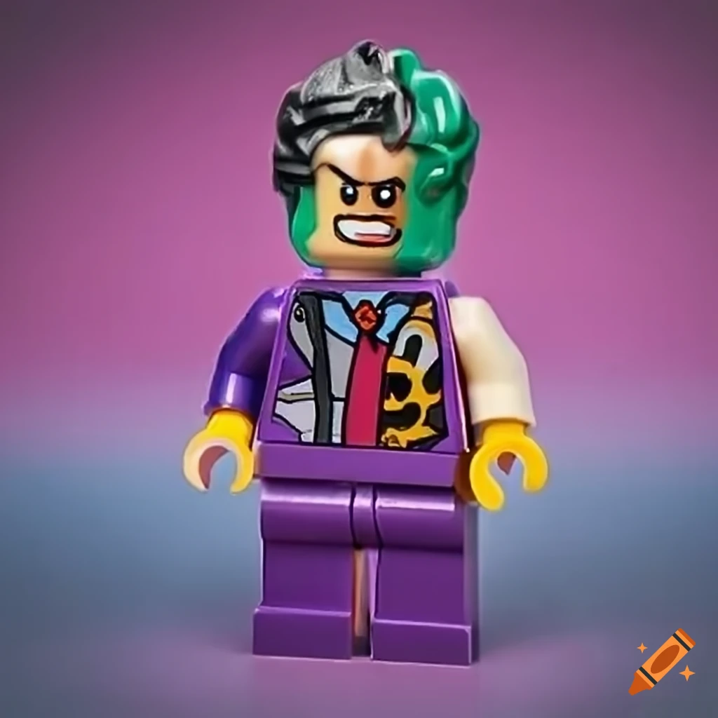 Lego dc batman two-face minifigure on Craiyon