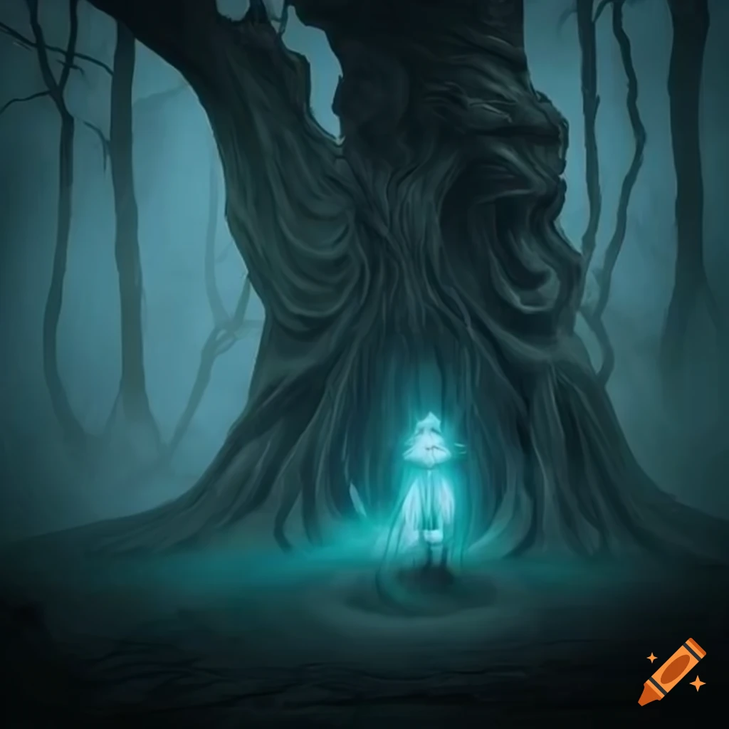 Astral Projection In Dark Fantasy Woods On Craiyon