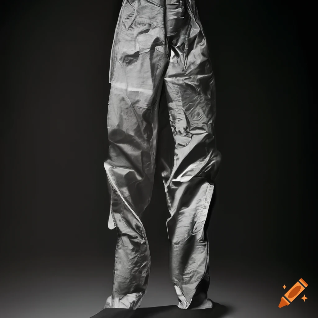 Helmut Lang duct tape pants in HD photo on Craiyon