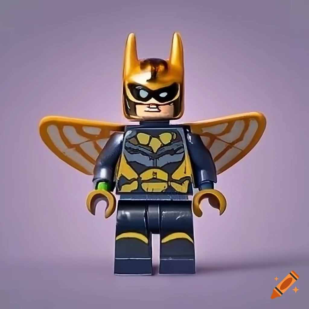 Lego dc batman killer moth minifigure on Craiyon