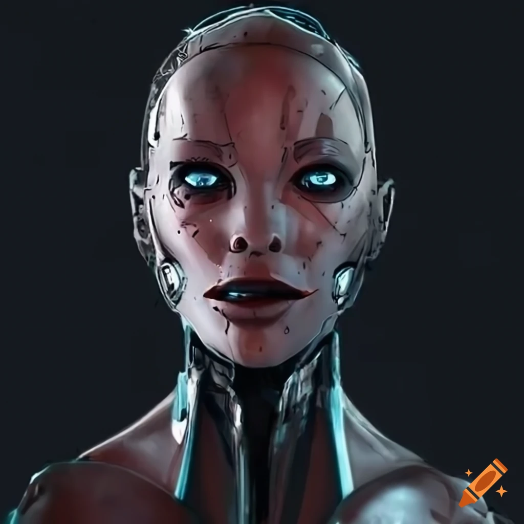 Cyborg concept design on Craiyon