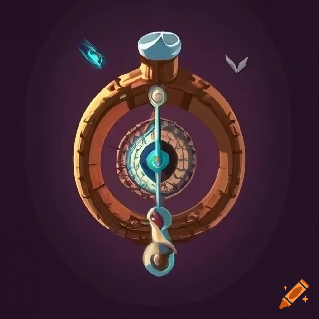 Isometric rpg compass on Craiyon