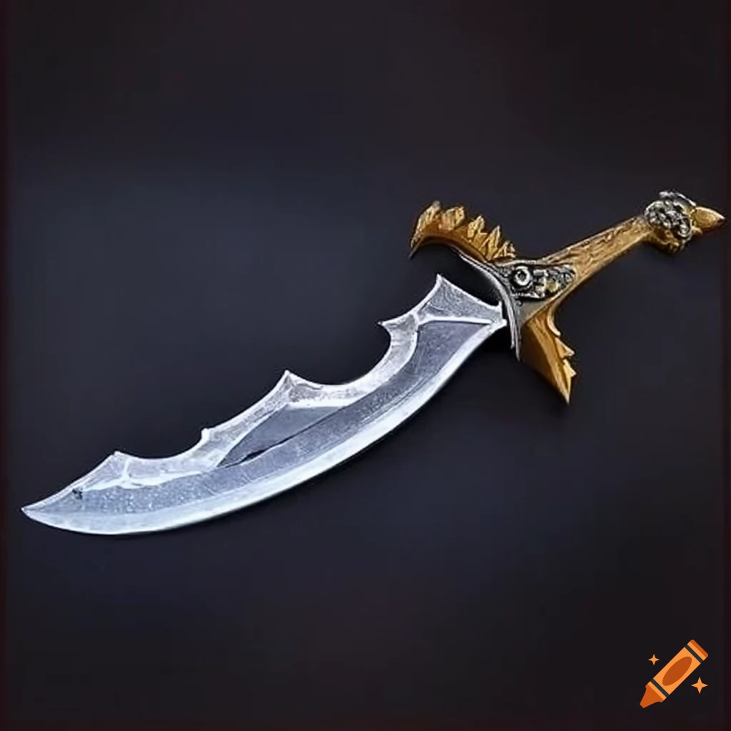 Mythic fantasy master scimitar on Craiyon