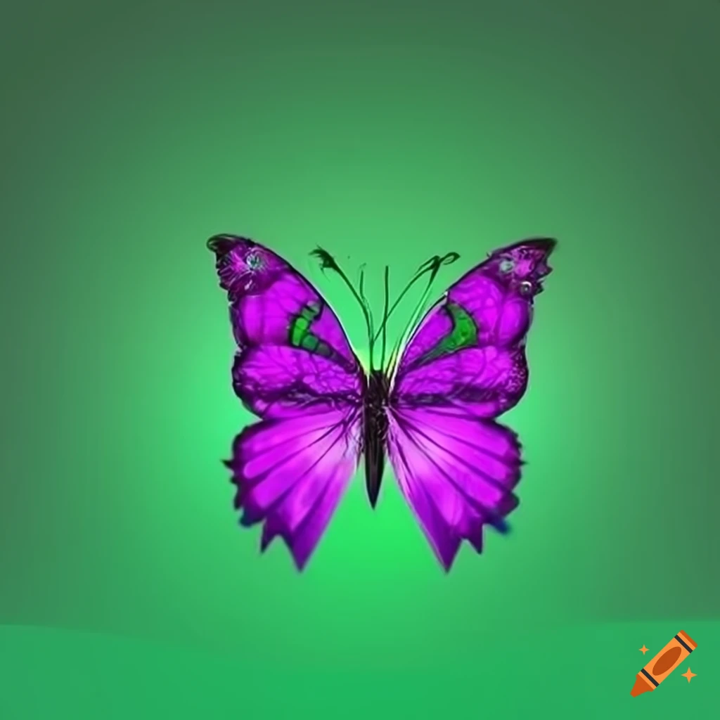 Logo for wizel dance with green background and purple details on Craiyon