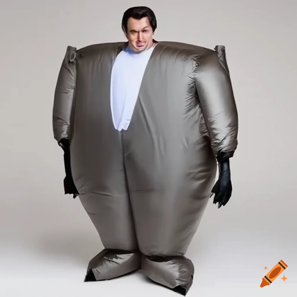 Robot in goodfellas inflatable costume on Craiyon