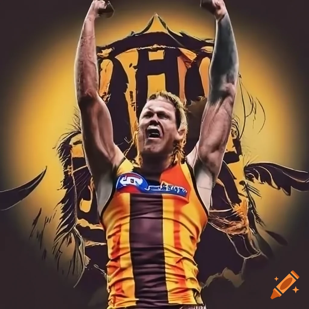 Hawthorn hawks afl club logo on Craiyon