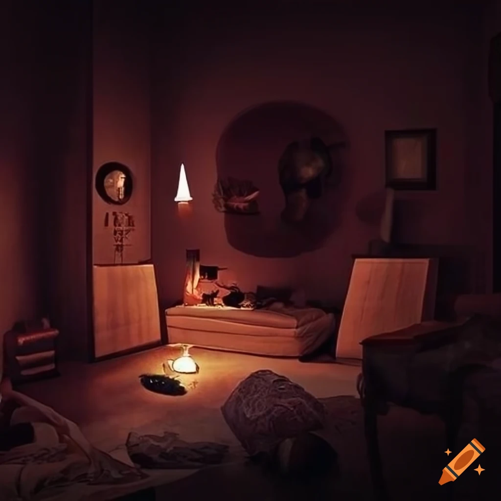 Simple room interior on Craiyon