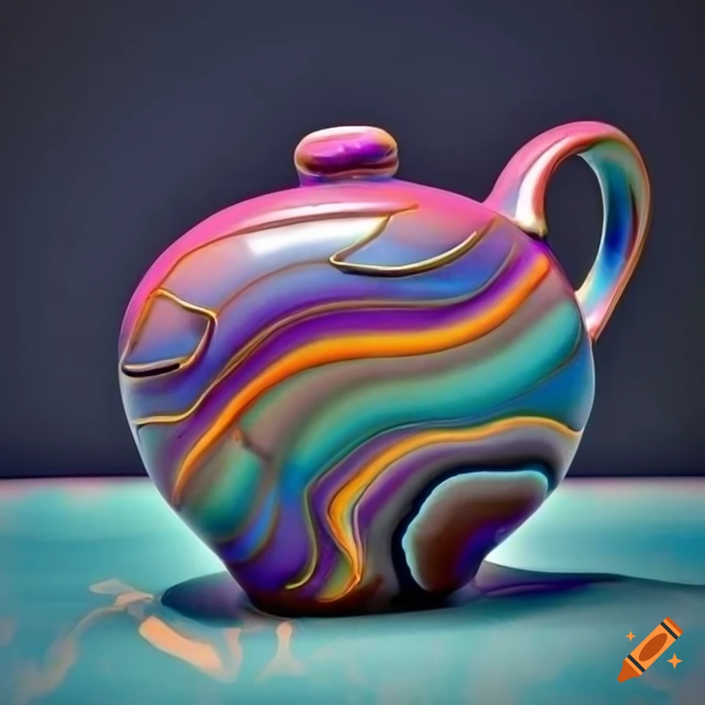 Unique pottery collection with various glazes and designs on Craiyon