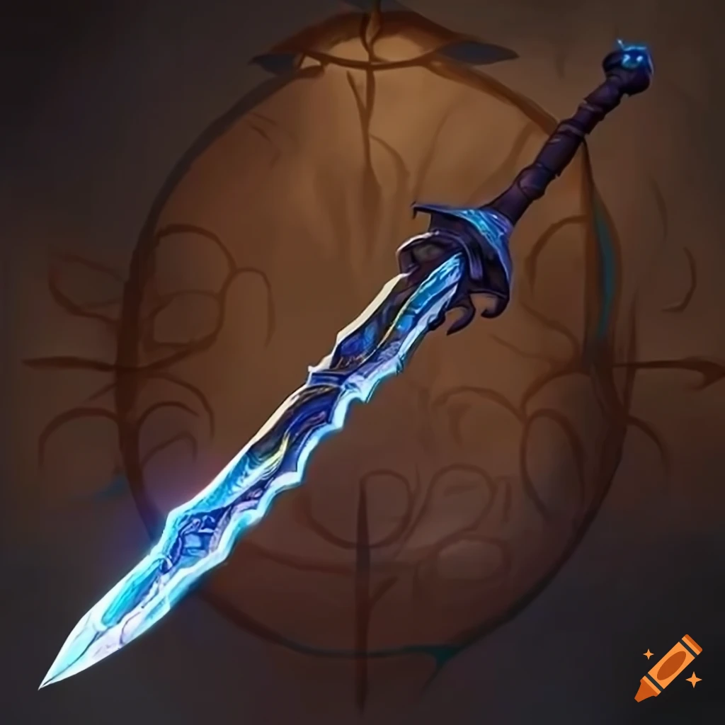 Fantasy rpg sword and magic on Craiyon