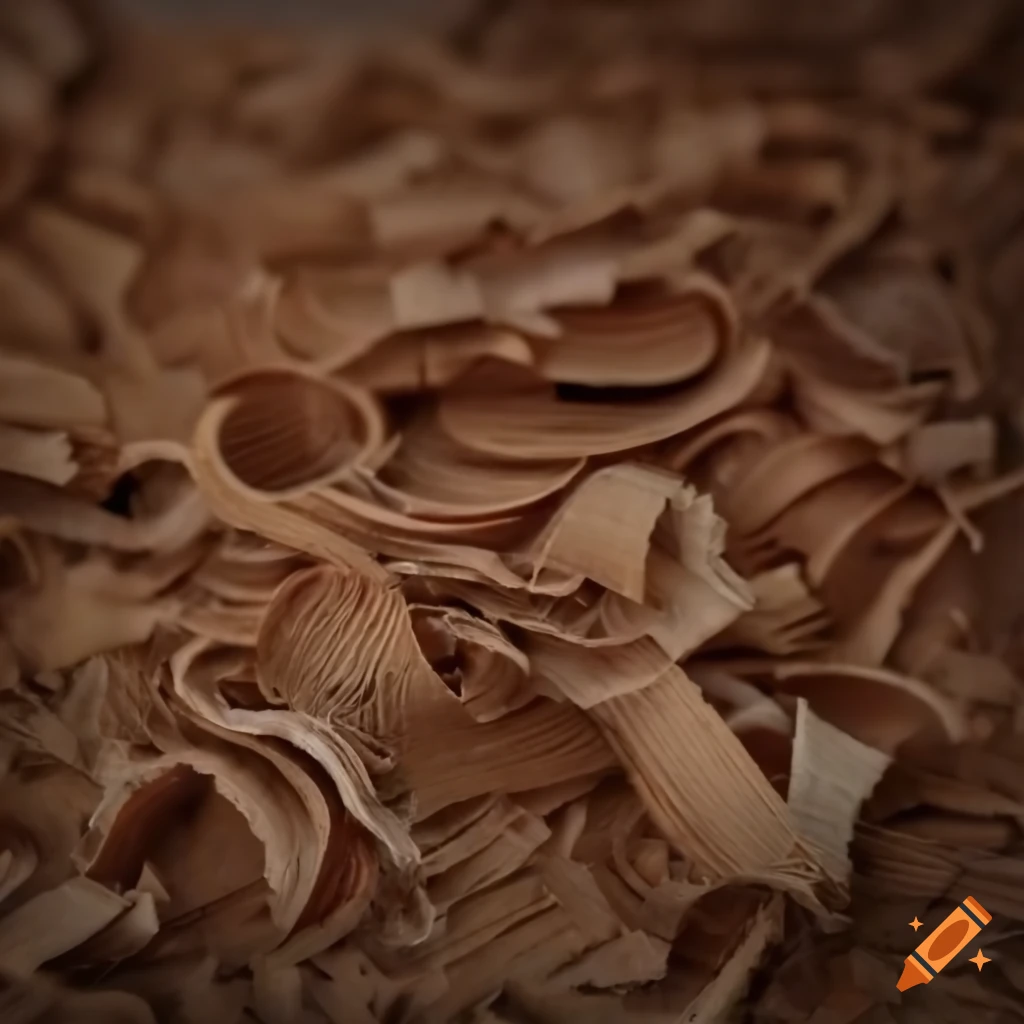 Wood shavings on Craiyon