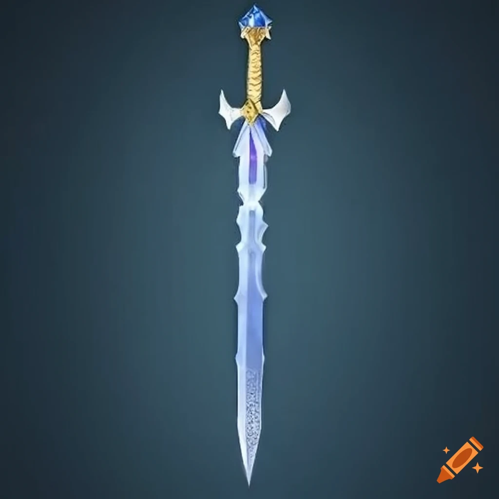 Magic straight master sword with perfection on Craiyon