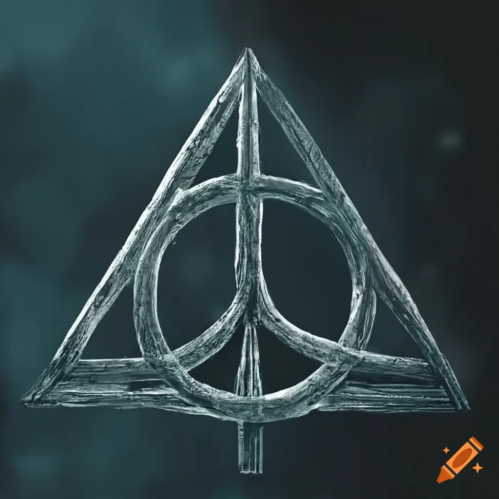 Deathly hallows symbol on Craiyon