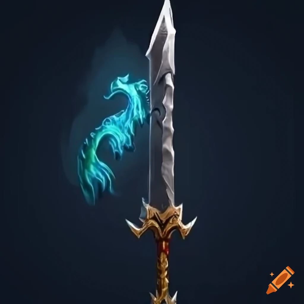 Mythic wave sword on Craiyon