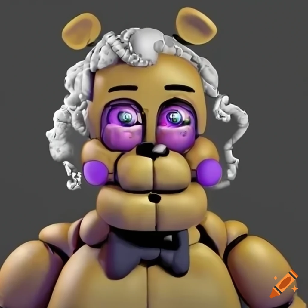 Golden freddy as a grandma on Craiyon