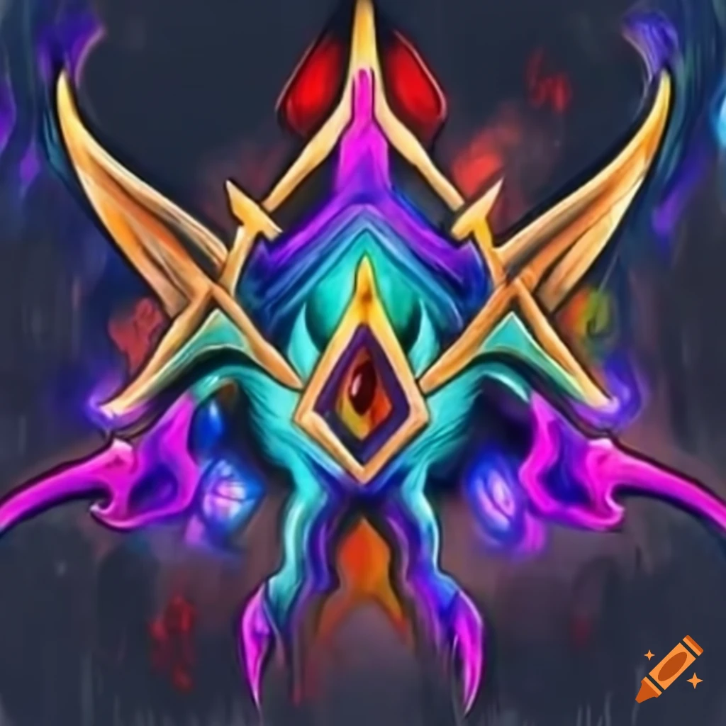 Yu-gi-oh primal symbol artwork on Craiyon