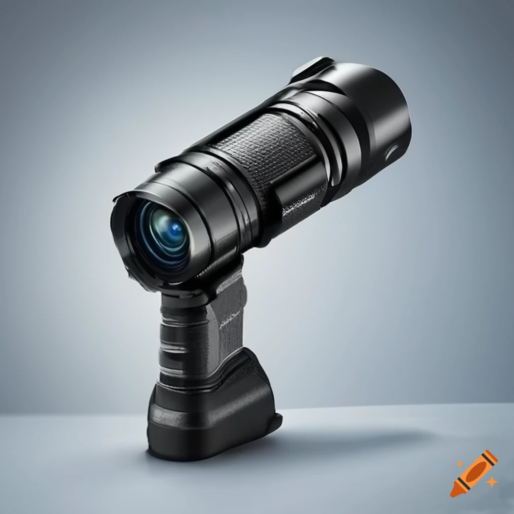 High tech flashlight and camera on Craiyon