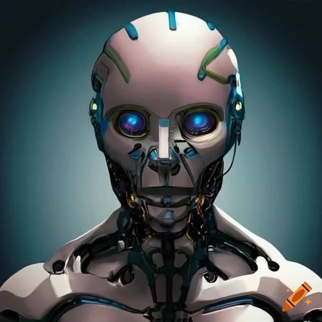 Cyborg concept design on Craiyon