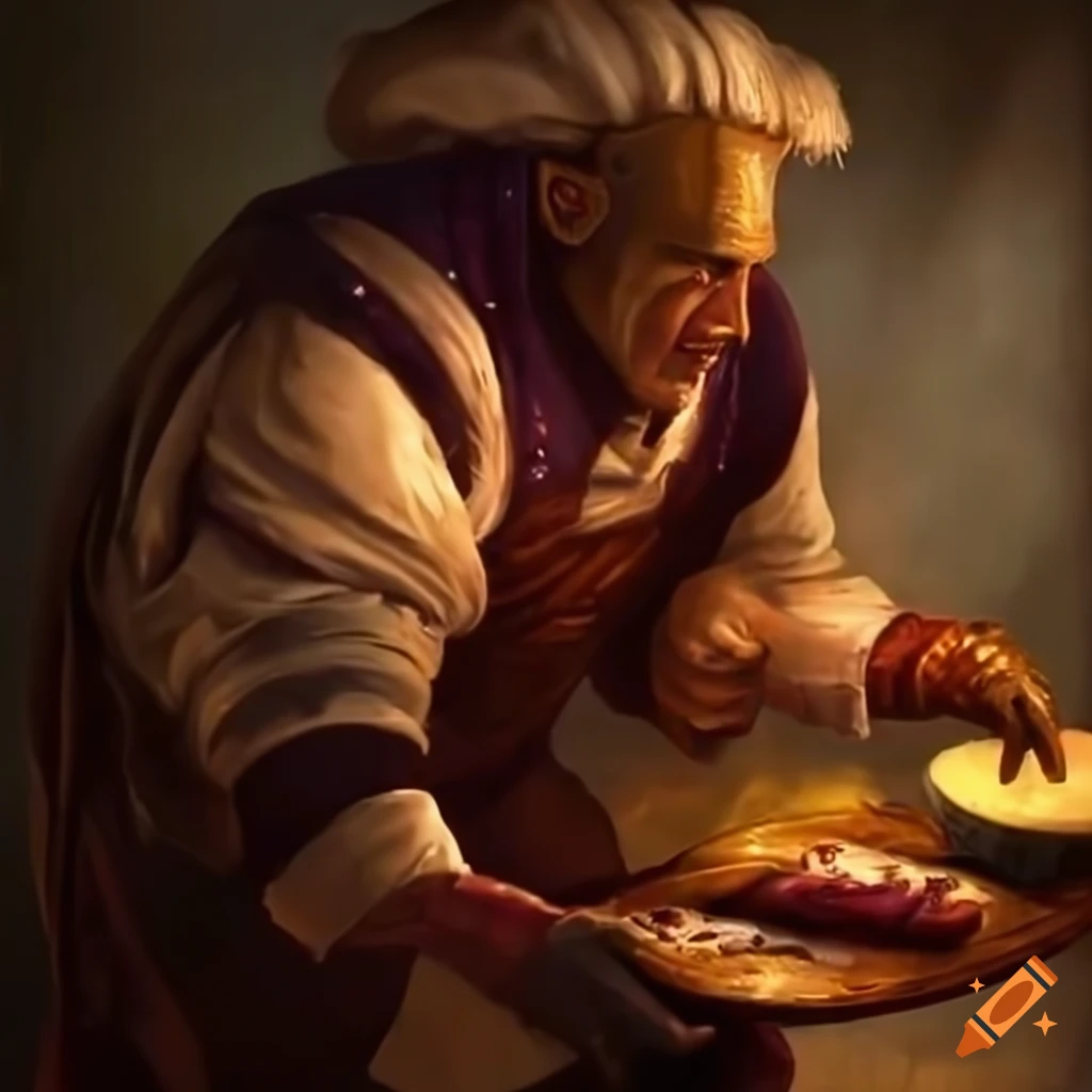 Fantasy chef character on Craiyon