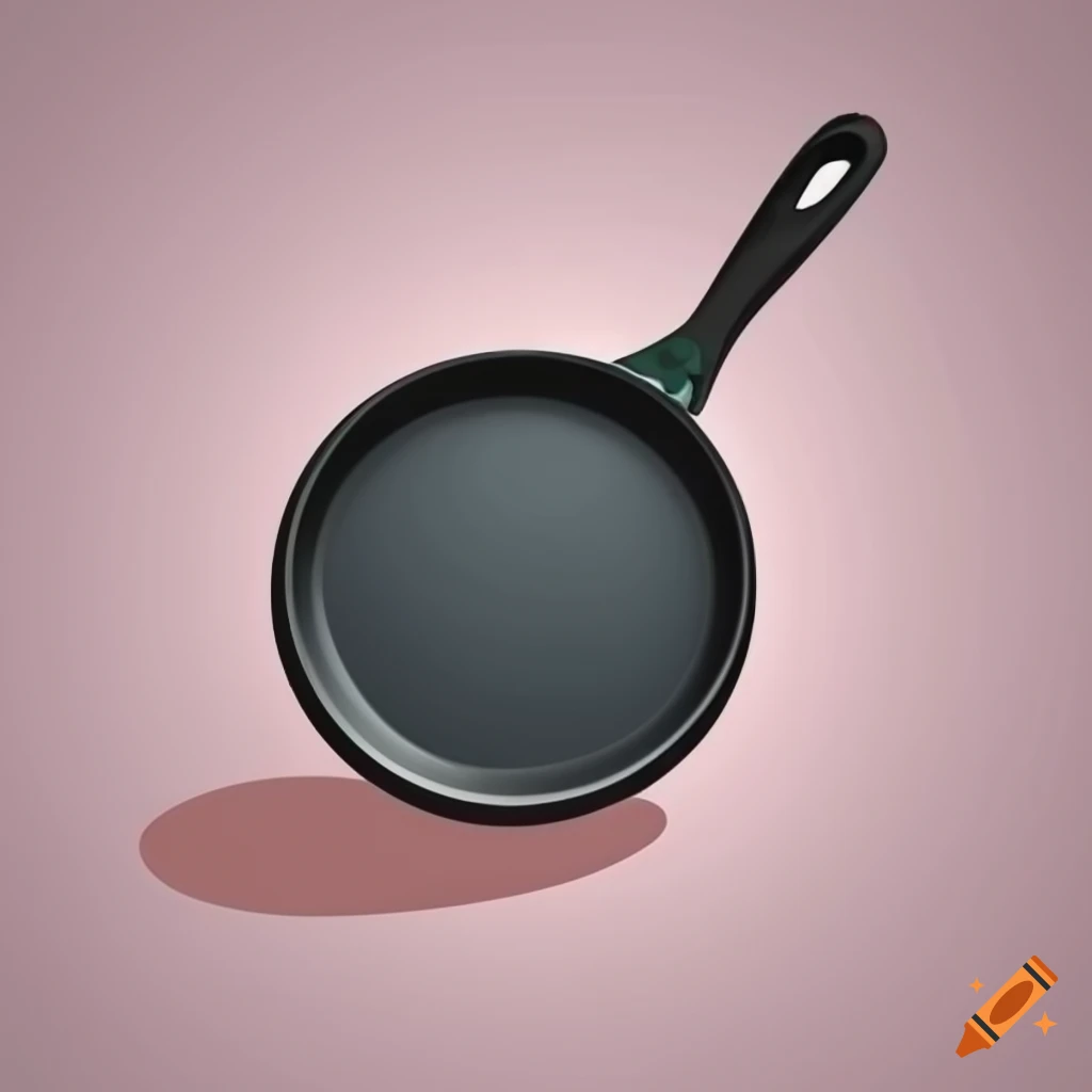 Cartoon frying pan on Craiyon