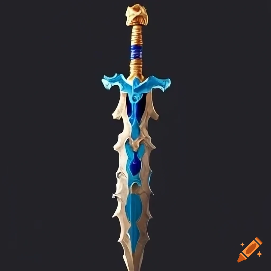 Magic straight perfect master sword on Craiyon