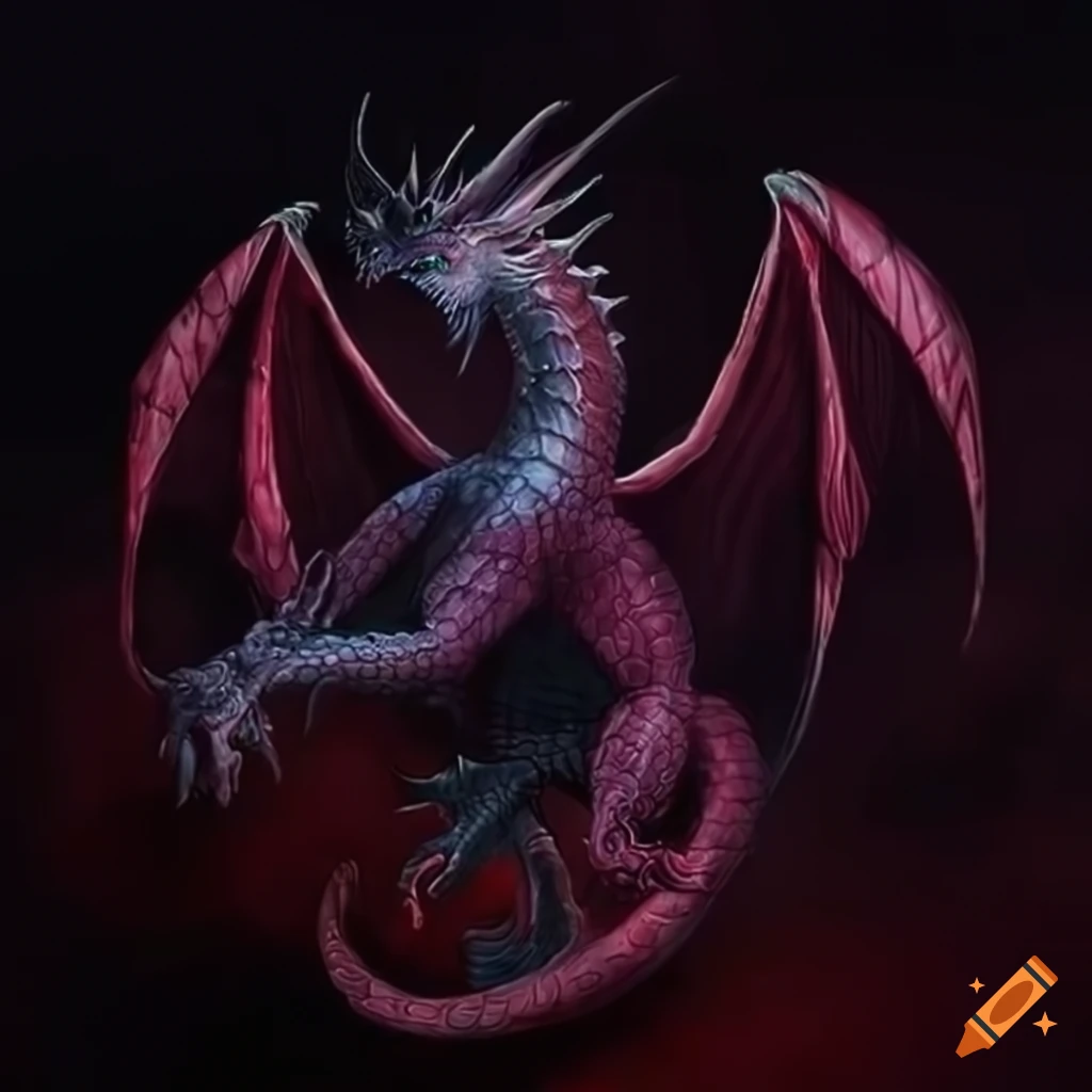 Mythical dragon on Craiyon