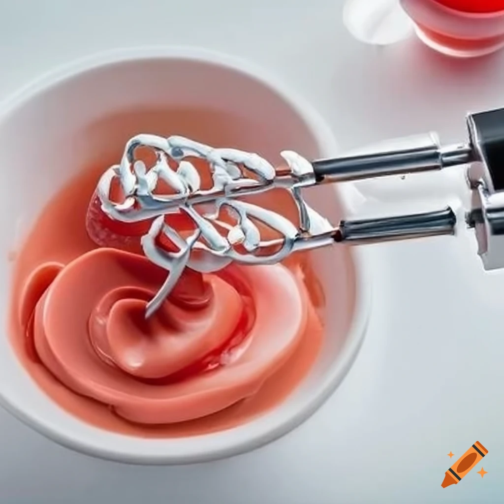 Hand mixer for preparing a delicious dessert on Craiyon