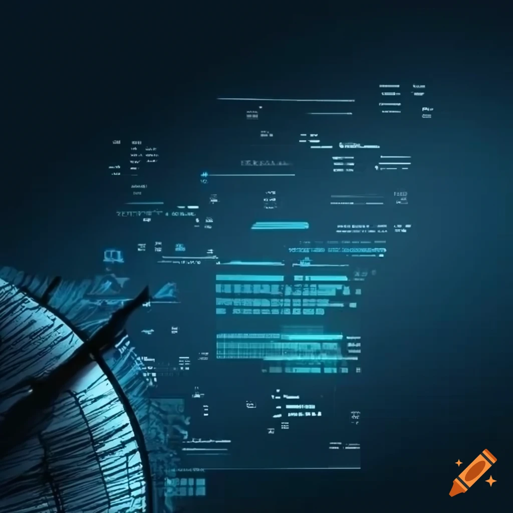 Business analyst background on Craiyon