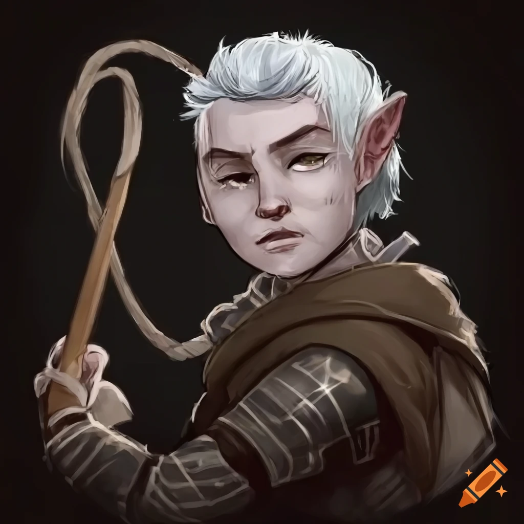 Pipper Marchill: Male Halfling Ranger character description on Craiyon