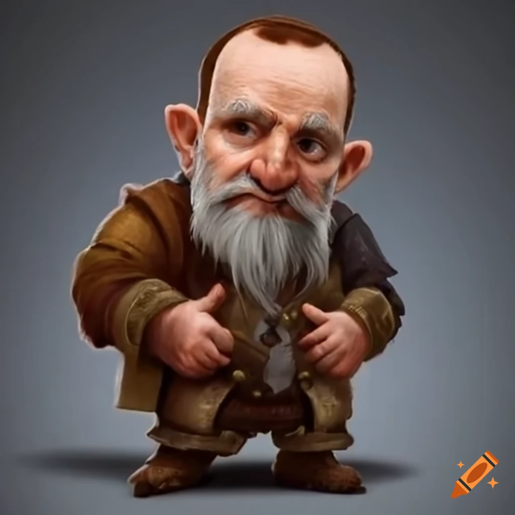 Jens spahn fantasy dwarf character on Craiyon