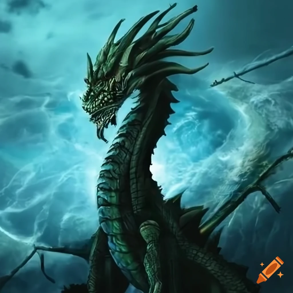 Earth dragon on Craiyon