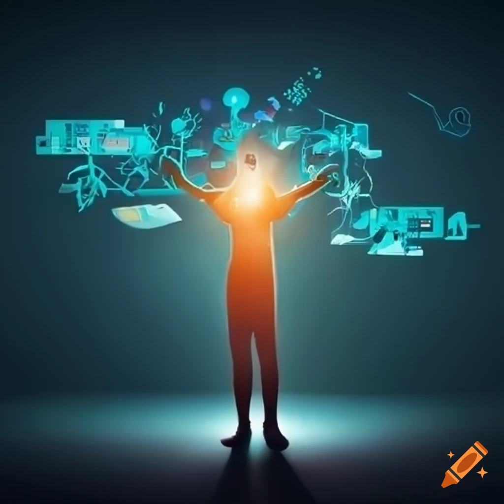 Conceptual illustration of professional development and personalized ...