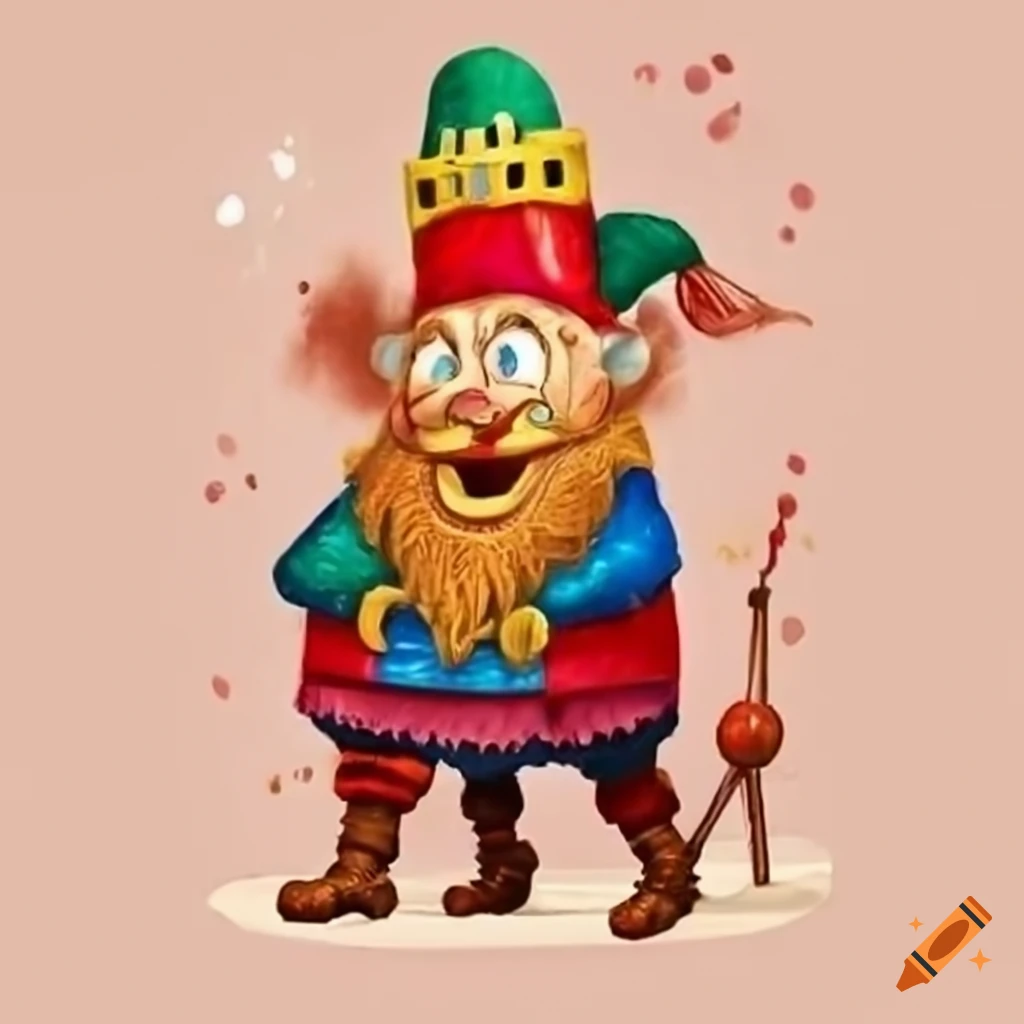 Kabouter plop character on Craiyon