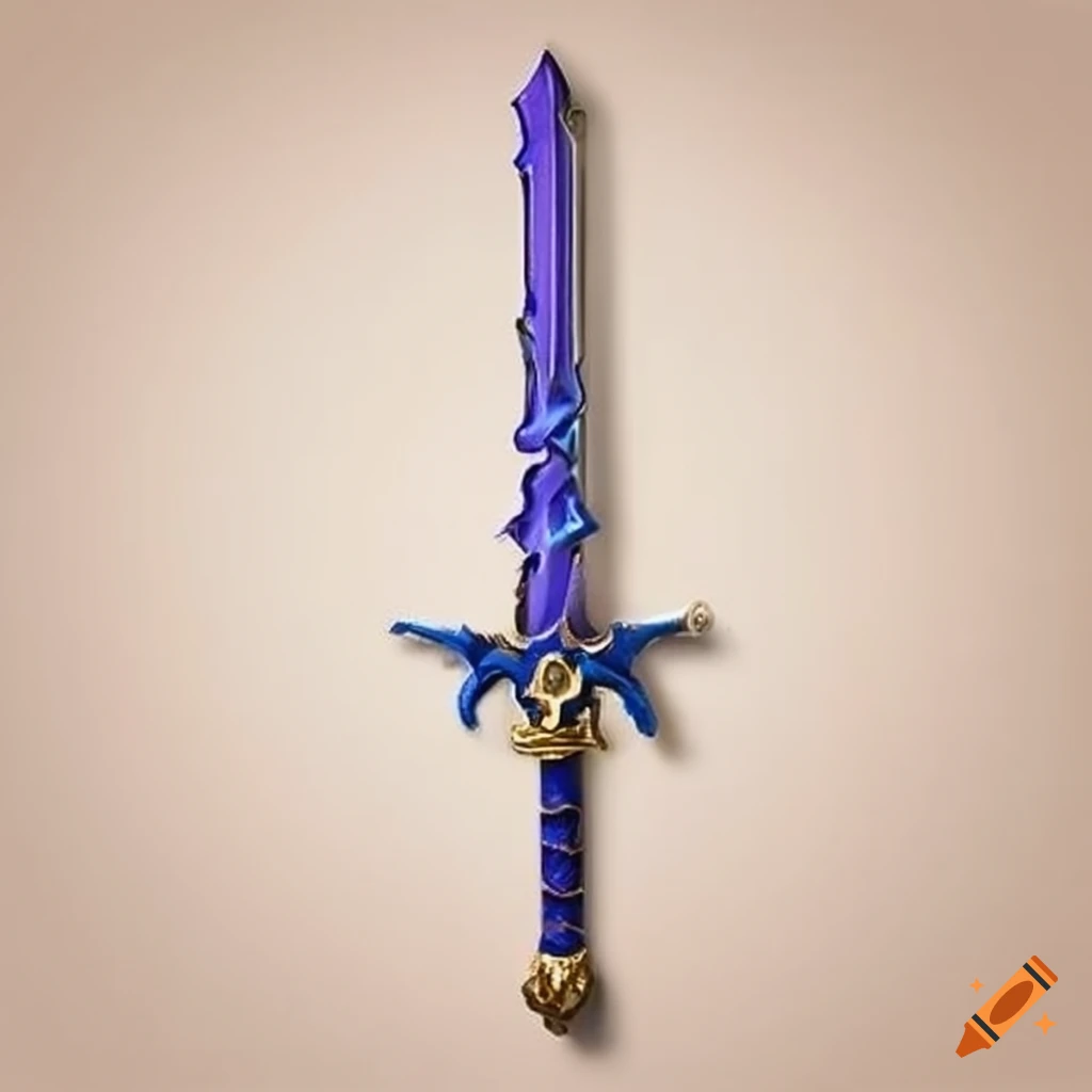 Magic straight perfect master sword on Craiyon