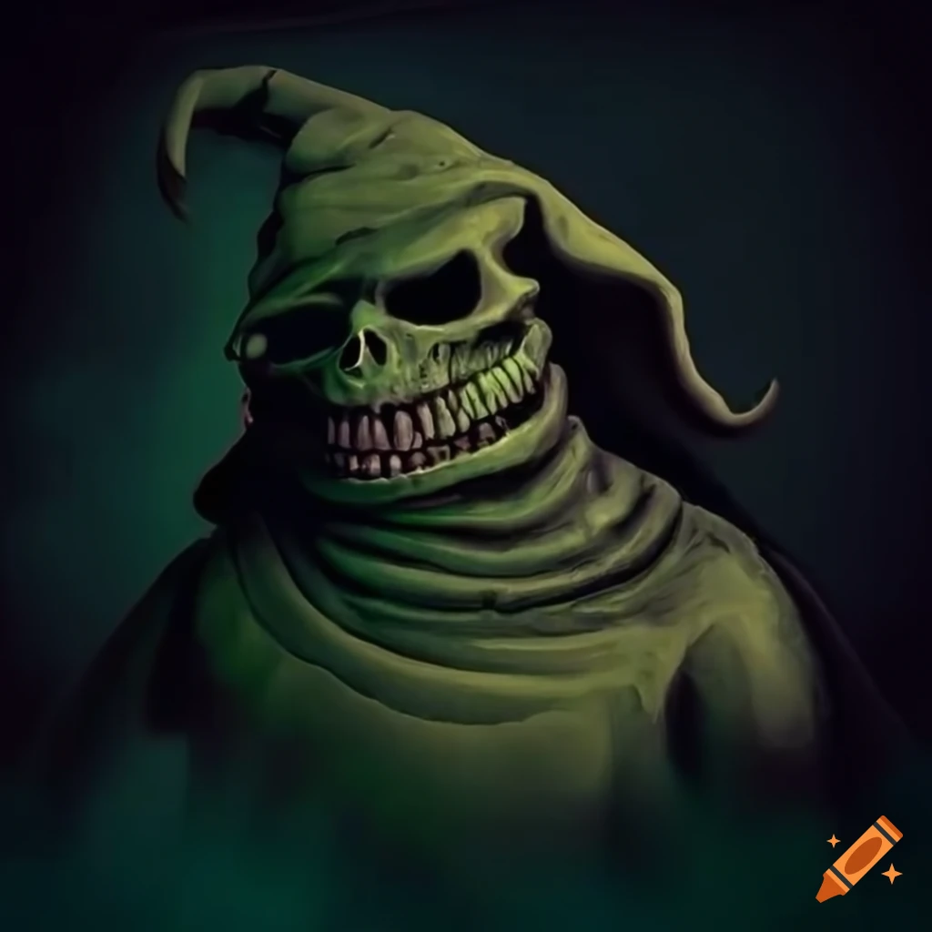 Skull cannabis dark boogie man on Craiyon