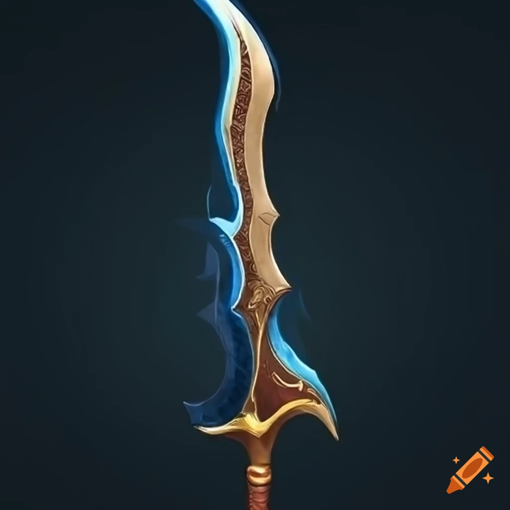 Mythic wave sword on Craiyon