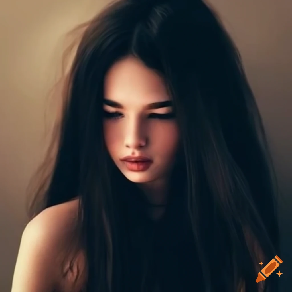 Long Haired Girl On Craiyon
