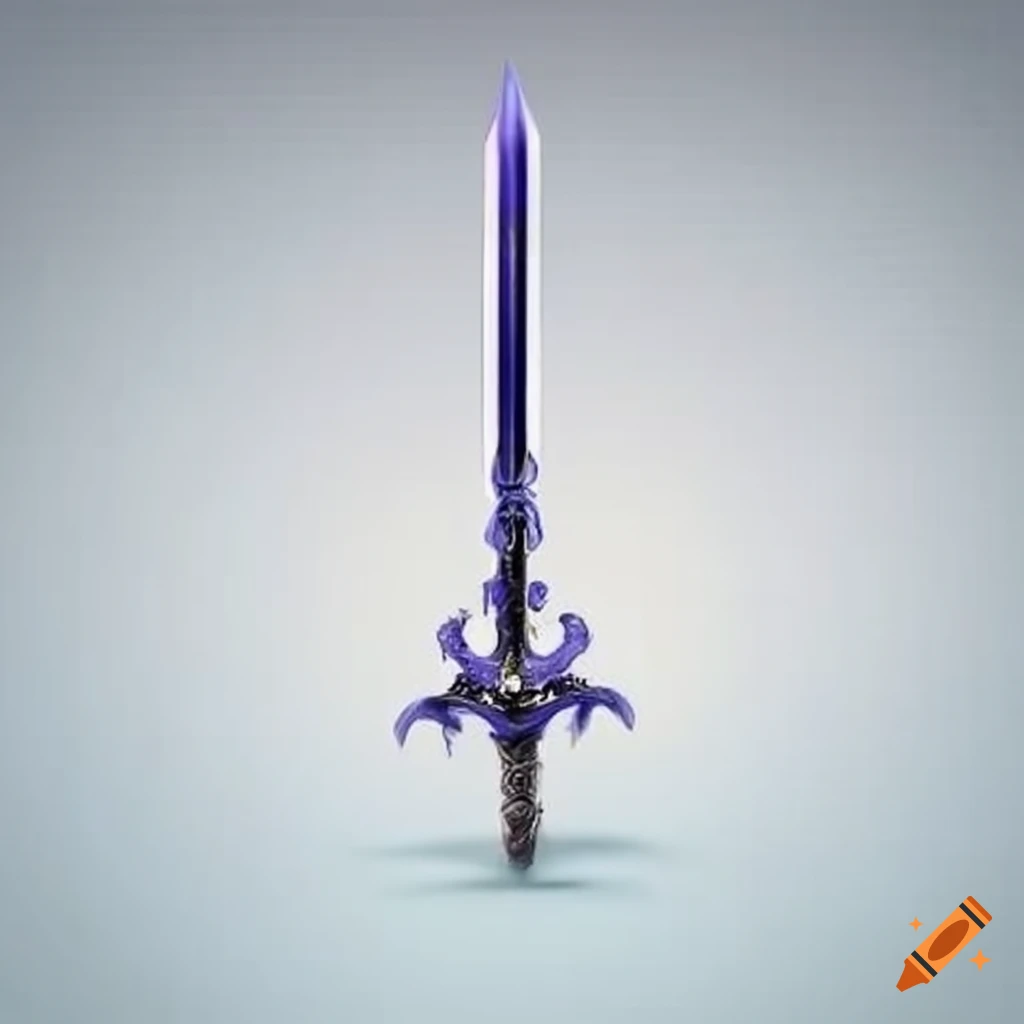 Magic straight perfect master sword on Craiyon