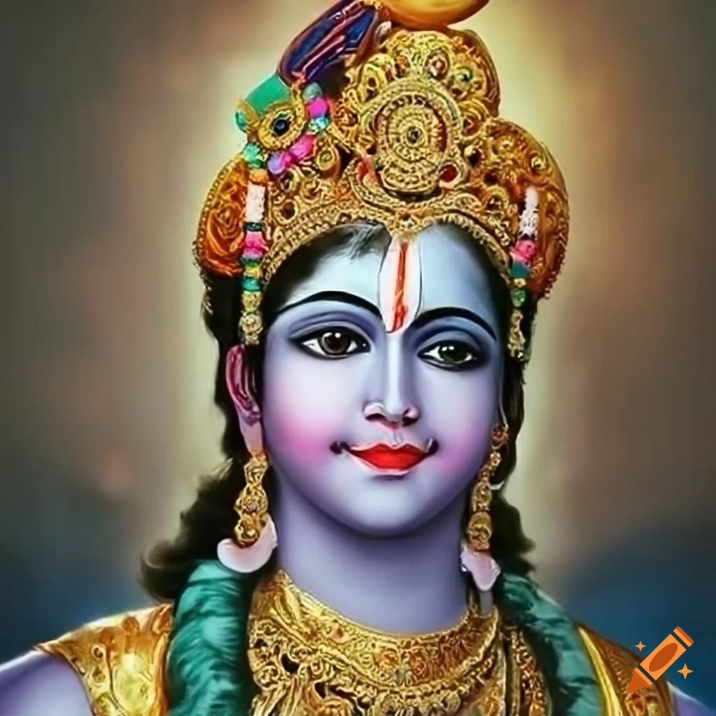 Lord krishna on Craiyon