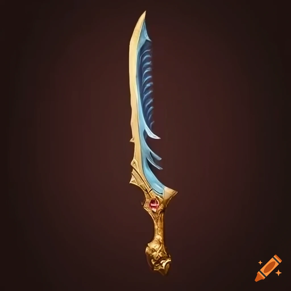 Mythic wave sword on Craiyon