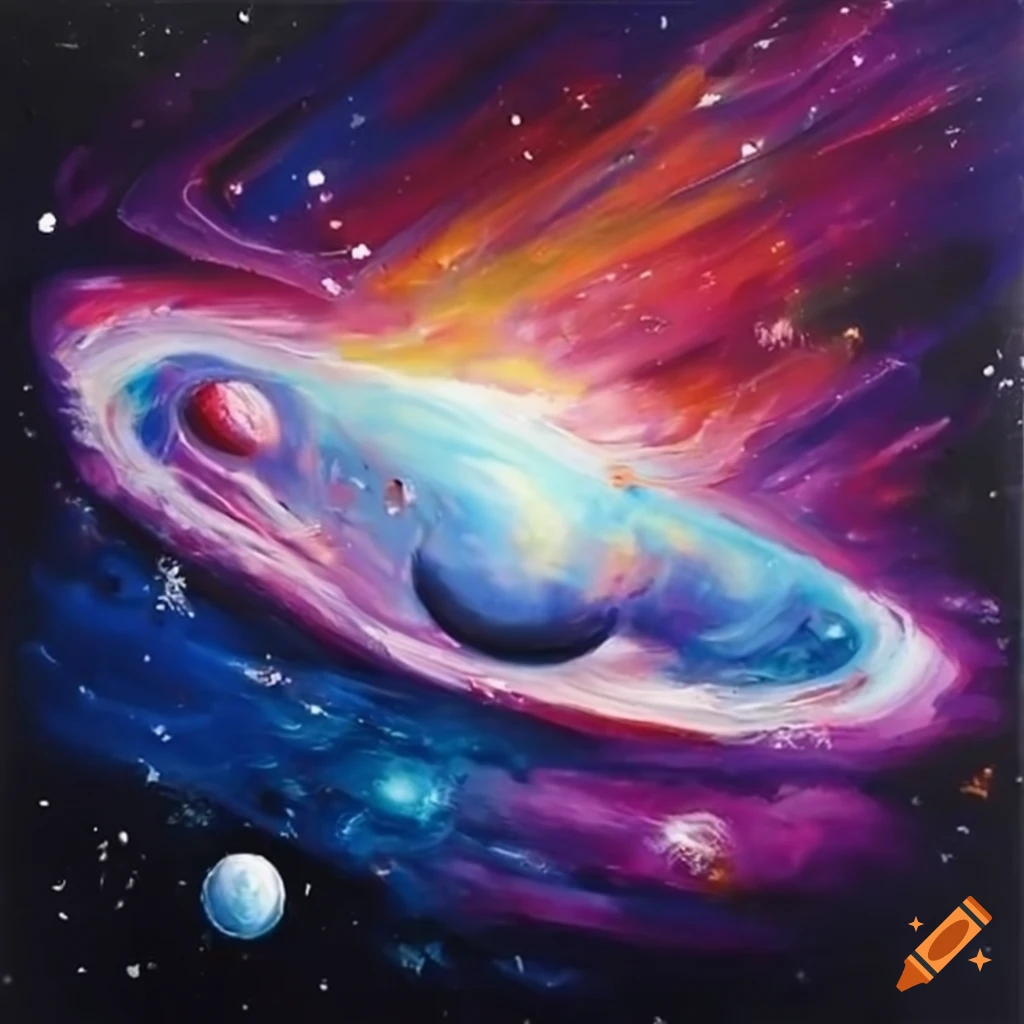 Space painting on Craiyon