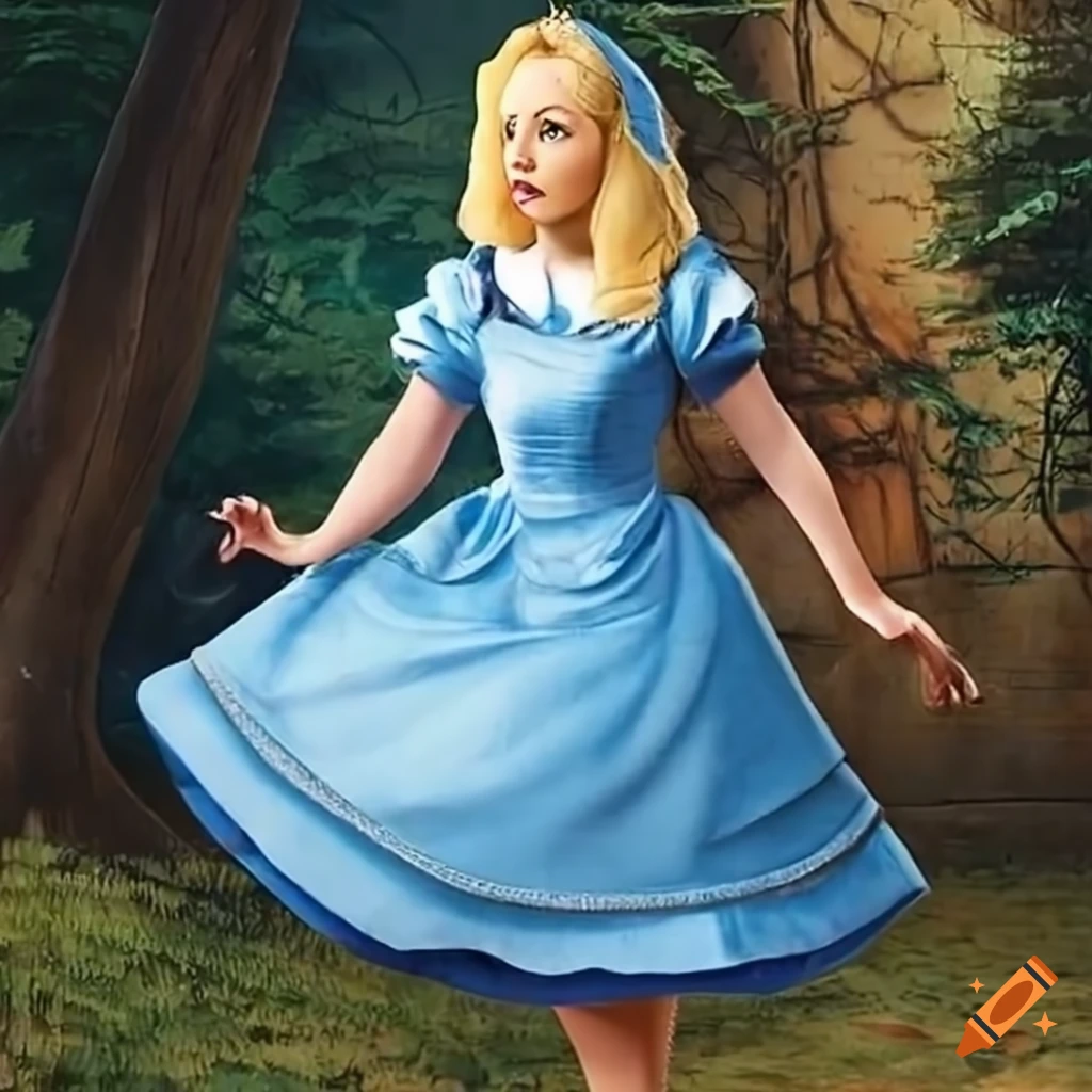 Curvy alice from alice in wonderland on Craiyon